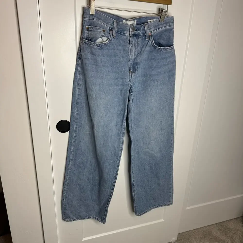Denim Forum | Jeans | Denim Forum The 9s Winona Low Rise Wide Leg Light ...